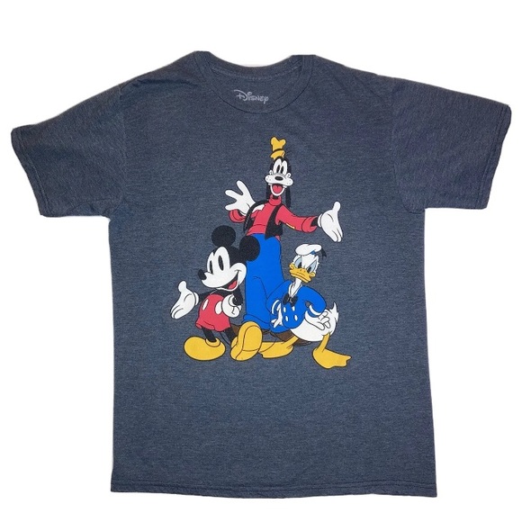 Disney | Shirts | Disney Big Three Goofy Mickey Mouse Daffy Duck Medium ...